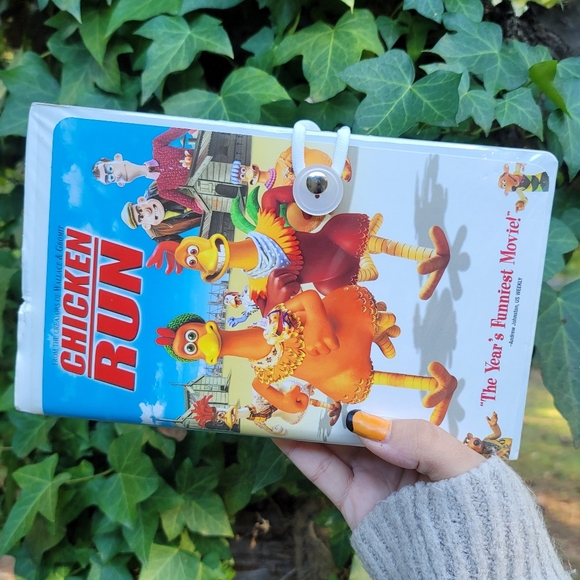 Dreamworks | Bags | Chicken Run Dreamworks 200 Y2k Vhs Upcycled Clutch ...